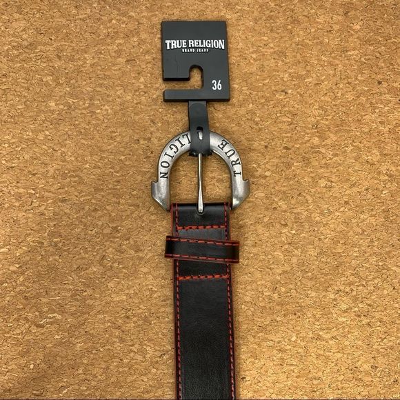 True Religion | Accessories | True Religion Mens Horseshoe Buckle Faux ...